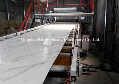 China Shopping Malls Decorative Plastic Sheet Extrusion Machine 300 - 400 Kg/Hr Extrusion Capacity for sale