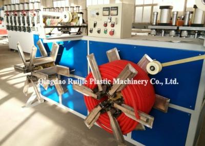 China Single Wall Corrugated Pipe Production Line Plastic Electrical Wire Conduit Good Flexibility for sale
