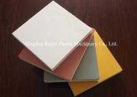 China Kitchen Cabinet Board Plastic Plate Making Machine Compact Structure Easy To Operate for sale