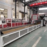 China LVT Vinyl Plank Floor Production Line PLC Control,Back glue self-adhesive luxury vinyl plank flooring making machine for sale