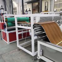 China LVT Vinyl Plank Floor Production Line PLC Control,Back glue self-adhesive luxury vinyl plank flooring making machine for sale