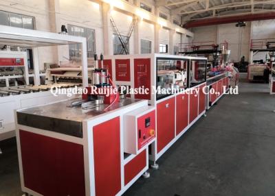 China Sound Insulation PVC Profile Production Line UPVC Solid Door Frame Making Machine for sale
