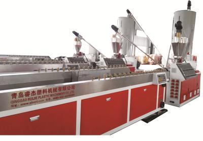 China Automatic Plastic Profile Extrusion Line Wpc External Profile Extrusion Manufacturing Machine for sale