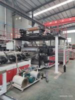 China Vinyl Flooring Double Screw 245KW SPC Flooring Production Line for sale
