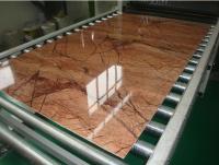 China PVC Imiation Marble Sheet Making Machine,PVC Firproof decorative board machine for sale