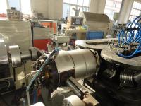 China Double Wall HDPE DWC Corrugated Pipe Production Line for sale