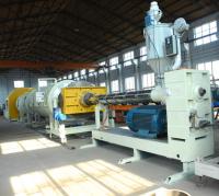 China Single Screw PLC Control 2000kg/h Hdpe Pipe Production Line for sale