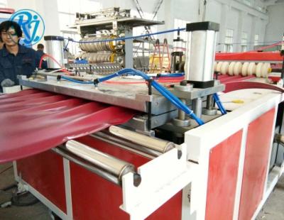 China Glaze Tile Width 720mm 250kg/H PVC Profile Production Line for sale