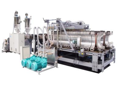 China PE PP PVC Double Wall Corrugated DWC Pipe Making Machine for sale