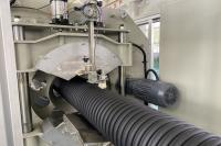 China PE PP PVC Double Wall Corrugated DWC Pipe Making Machine for sale