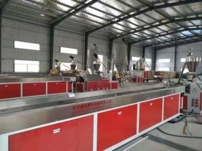 China PVC window and door frame profile making machine, upvc window machine, UPVC window frame machine for sale