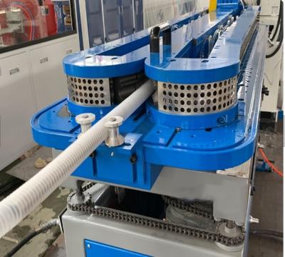 China Single Wall PE PP PVC 380V 50HZ Corrugated Extrusion Line for sale