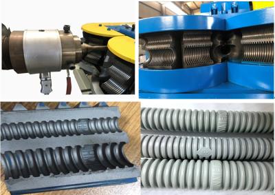 China Single Wall PVC Corrugated Conduit Making Machine for sale