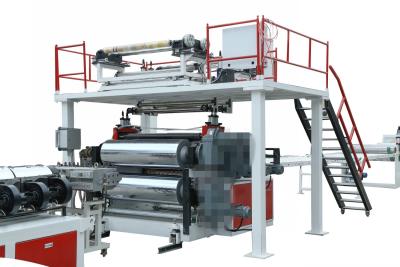 China 1050mm PLC Double Screw SPC Vinyl Plank Making Machine for sale