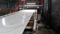 China PLC 500kg/h PVC Imitation Artificial Marble Machine for sale