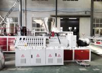 China Curved Closed Corner Trim PVC Profile Production Line for sale