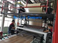 China PLC Extruded Vinyl SPC Flooring Production Line for sale