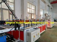 China PLC Extruded Double Screw WPC Cabinet Foam Board Machine for sale