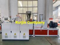 China PLC Extruded Double Screw WPC Cabinet Foam Board Machine for sale