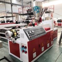 China Double Screw 52kw 250kg/H Pvc Profile Extrusion Machine for sale