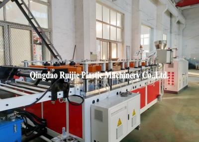 China Extruded PLC Control WPC Door Foam Board Machine for sale