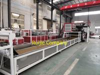 China Double Screw PVC LVT Elastic Floor Making Machine for sale