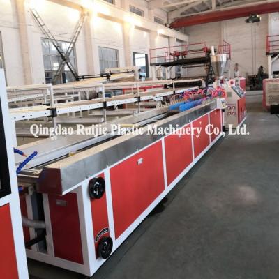 China Folding Door Transparent PVC Profile Production Line for sale