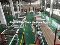 China Extruded Vinyl Plank Rigid LVT Floor Making Machine for sale