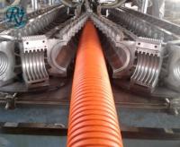 China HDPE Single Wall Corrugated Pipe Production Line With Double Screw for sale