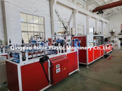 China Double Screw Ceiling Panel PVC Profile Production Line 250mm 300mm for sale