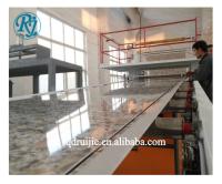 China PVC Artificial Marble Sheet Machine Double Screw PLC controlled for sale