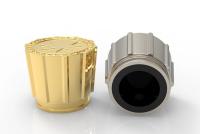 China Luxurious And Generous Zamak Perfume Cap Polished Or Deburring for sale