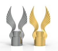 China Gold Crown Zinc Alloy Perfume Cover Service Sample Processing Free Design for sale
