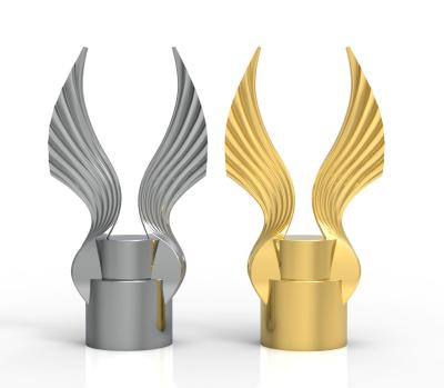 China Gold Crown Zinc Alloy Perfume Cover Service Sample Processing Free Design for sale