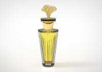 China Custom Logo Zamac Metal Perfume Cap 15mm FEA Apricot Leaf Design for Luxury Bottles for sale