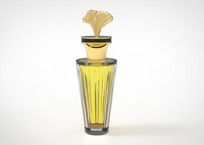 China Custom Logo Zamac Metal Perfume Cap 15mm FEA Apricot Leaf Design for Luxury Bottles for sale