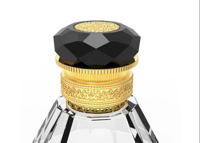 China 15mm Gold Zamac Perfume Bottle Cover Zinc Alloy Luxury Cap with Custom Logo for 15ml Glass Bottle for sale