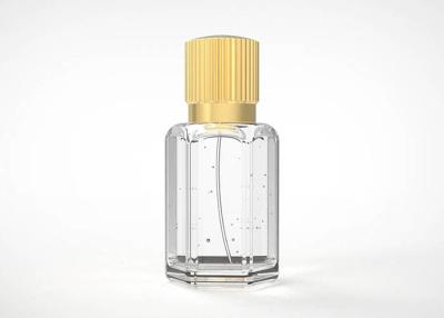 China Luxury Zamac Perfume Bottle Cap 15mm Gold Vertical Stripe Zinc Alloy Cover for FEA 15 Glass Bottle for sale