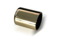 China 15mm Gold Zinc Alloy Perfume Bottle Cap Luxury Zamac with Logo Custom 23x27mm for sale