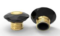 China Round Zamac Metal Perfume Bottle Caps 15mm Luxury Creative Universal for FEA Glass Bottles for sale