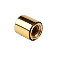 China Custom Shiny Golden Aluminum Perfume Cap 76.2g Weight with Free Mold Design for Orders Over 5000 Pieces for sale
