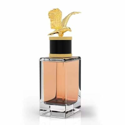 China Gold Eagle Zamac Perfume Bottle Cap 15mm Custom Logo Luxury Metal Universal Fit for sale