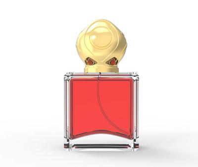 China Custom Zamac Perfume Bottle Cap 47.6x30.5mm Zinc Alloy Metal Lid for FEA 15 Glass Bottle for sale