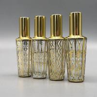 China 15ml Electroplated UV High-Grade Glass Perfume Bottle with Gold Finish for Cosmetics for sale