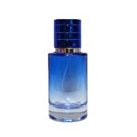 China 30ml 50ml 100ml Cylindrical Glass Perfume Bottle with Screw Cap for Essential Oil for sale