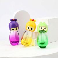 China 30ml Cartoon Gradual Glass Perfume Bottle with Screw Cap - 94.5×36.1mm Travel Portable Packaging for sale