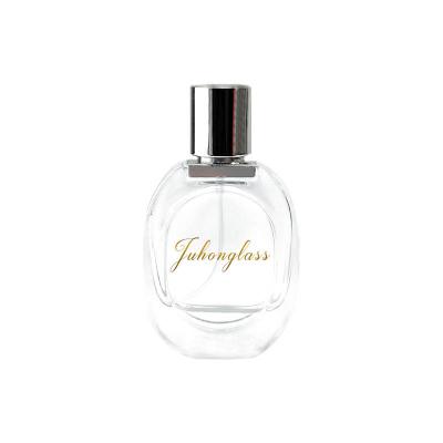 China 30ml Rectangular Glass Perfume Bottle Screw Cap Cosmetic Spray Bottle Wholesale OEM for sale