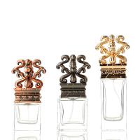 China 100ml Creative Perfumer Glass Bottle with Zamak Cap for Essential Oil for sale