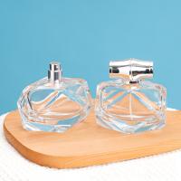 China 80ml Retro Perfume Bottle with Bamboo Cap Fine Spray Glass Bottle for Essential Oil for sale