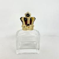 China 100ml Creative Perfume Bottle Glass Bottle Press Spray Empty Bottle Bayonet Cosmetics Packaging for sale